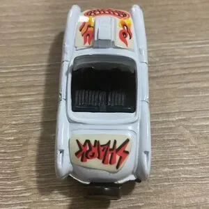 Toys | Vintage 164 Diecast 1955 White Corvette Shark Decals Made In ...